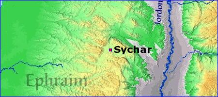 Map - Sychar - BibleBento.com