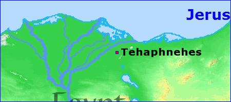 Map - Tehaphnehes - BibleBento.com