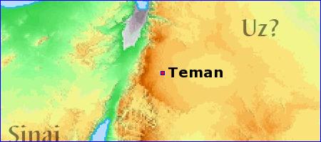 Map - Teman - BibleBento.com