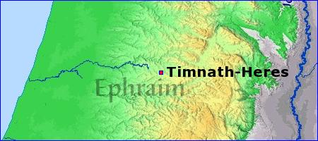 Map - Timnath-Heres - BibleBento.com