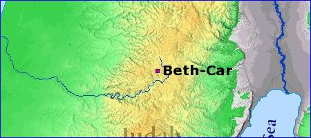 Map - Beth-Car - BibleBento.com
