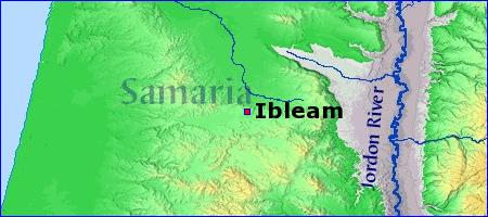Map - Ibleam - BibleBento.com