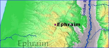 Map - Ephraim - BibleBento.com